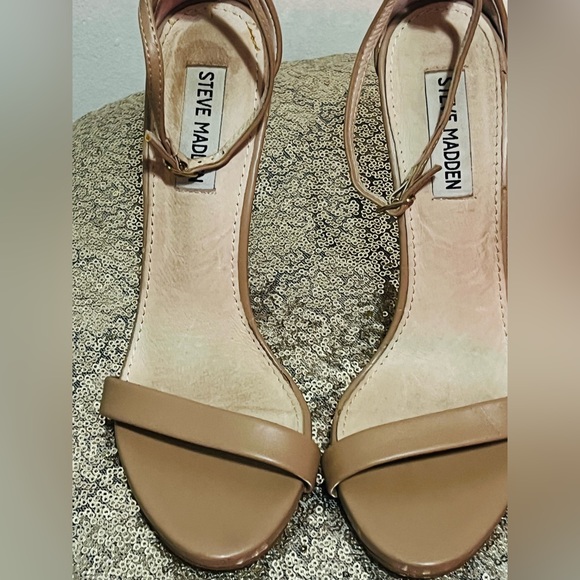 Steve Madden | Shoes | Steve Madden Stecy Naturalnude Stiletto Sandal ...